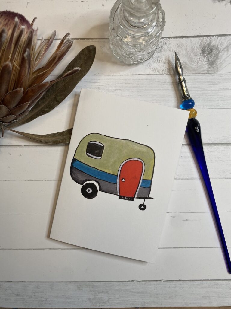 CARAVAN (greeting card) | LILLIBEAN DESIGNS